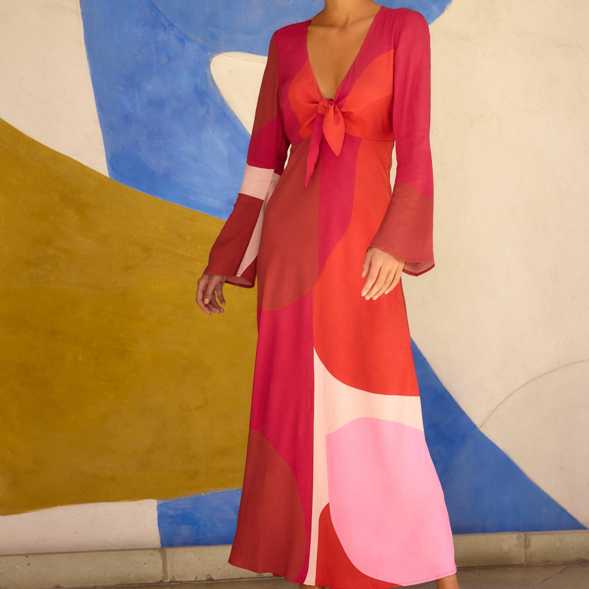 Aurora Dress In Desert Oak – Mister Zimi