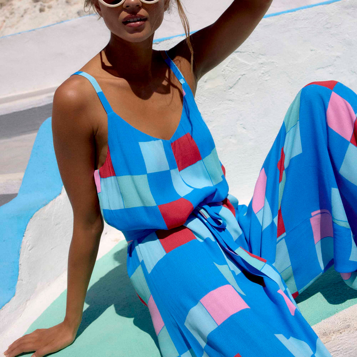 Delilah Jumpsuit In Bora Bora – Mister Zimi