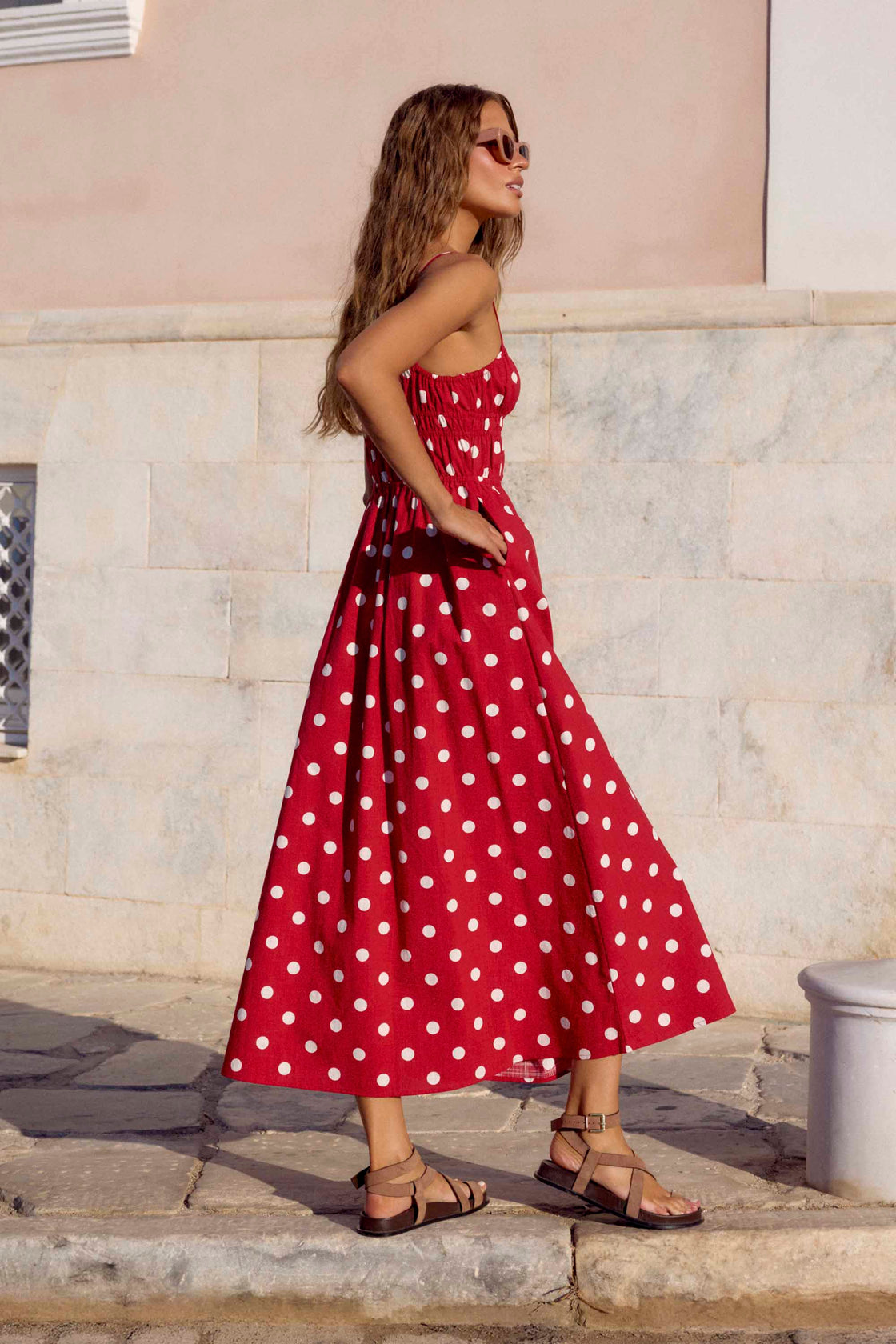 Gigi Dress In Chilli – Mister Zimi