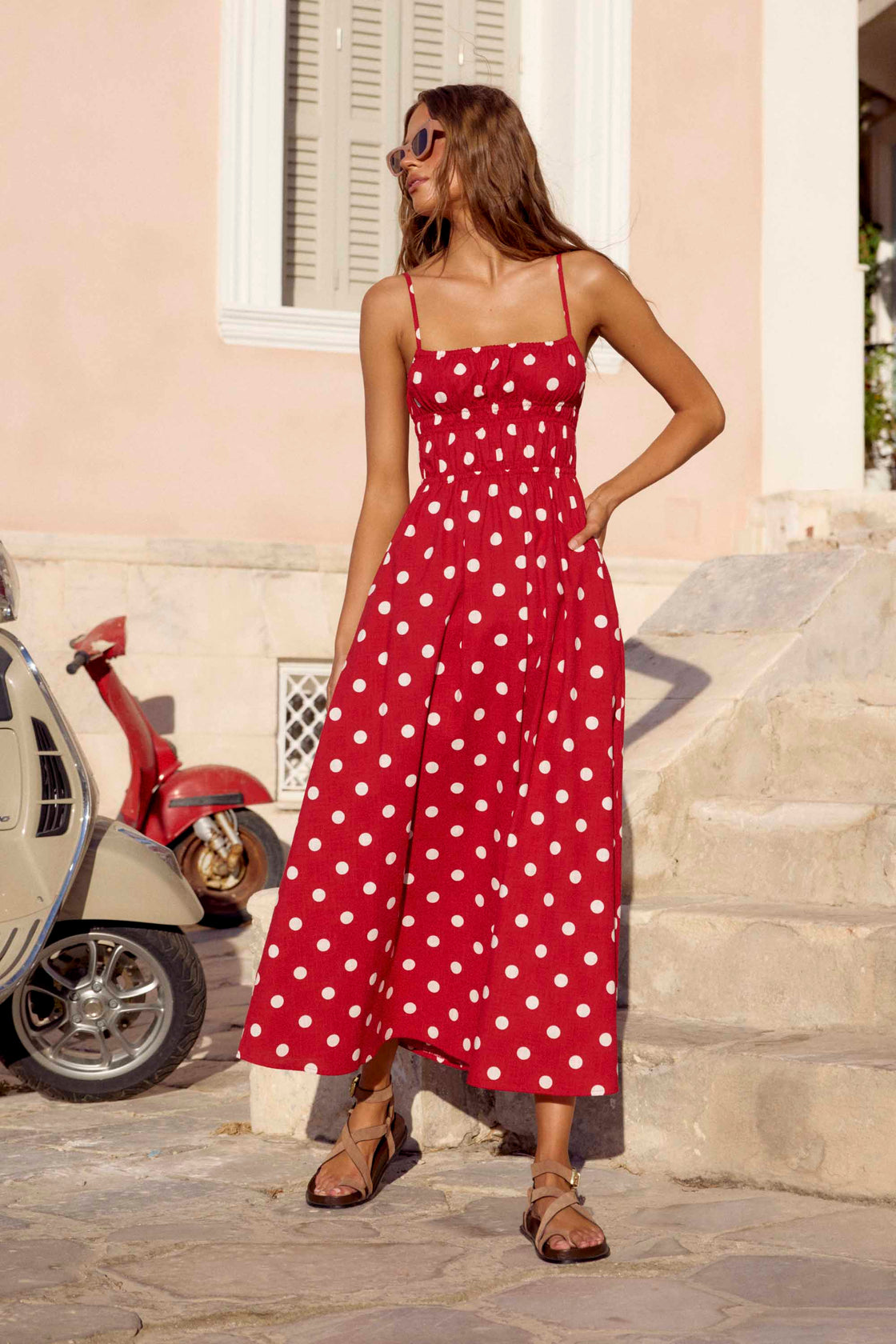 Gigi Dress In Chilli – Mister Zimi