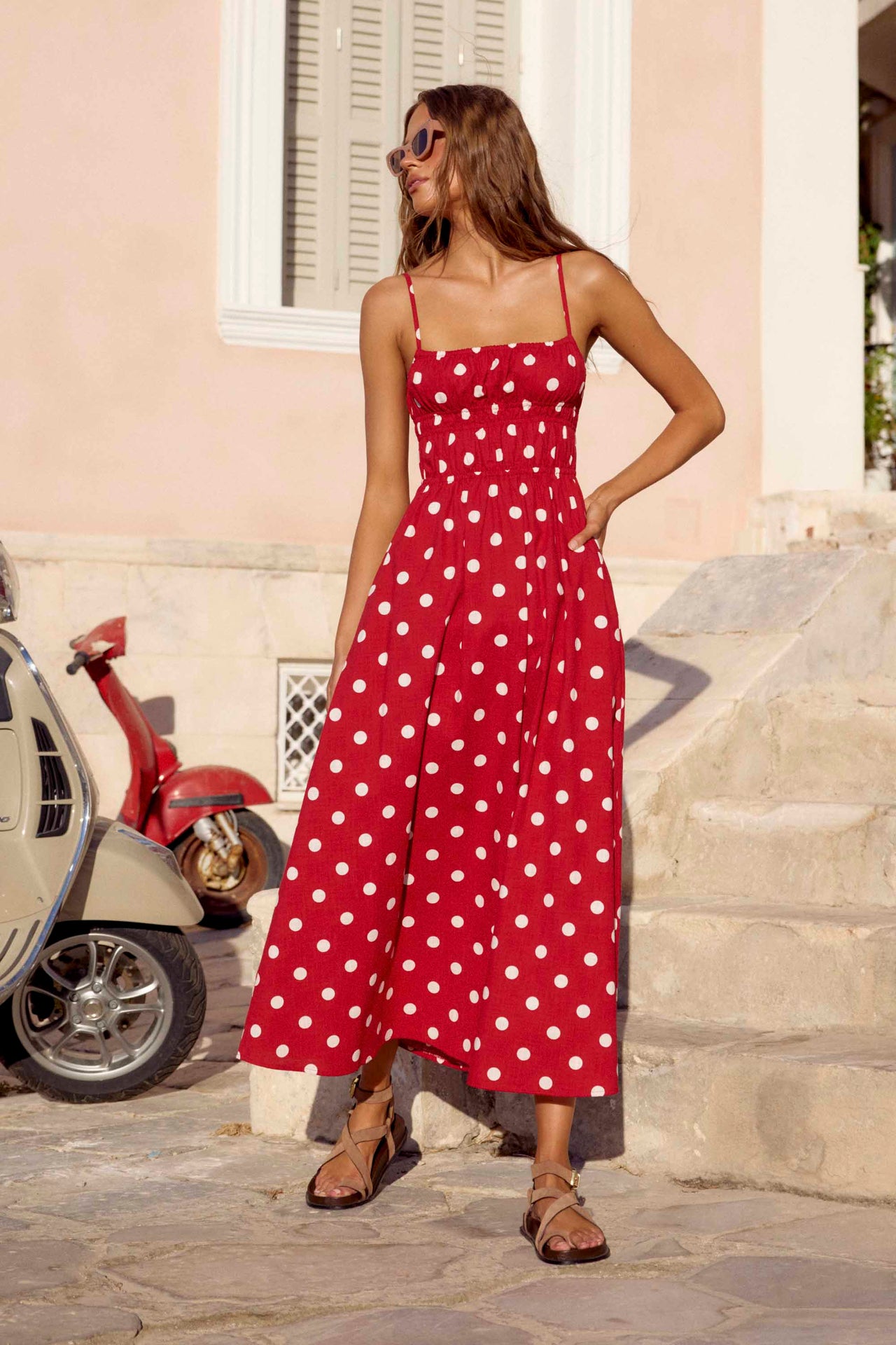 Gigi Dress In Chilli – Mister Zimi