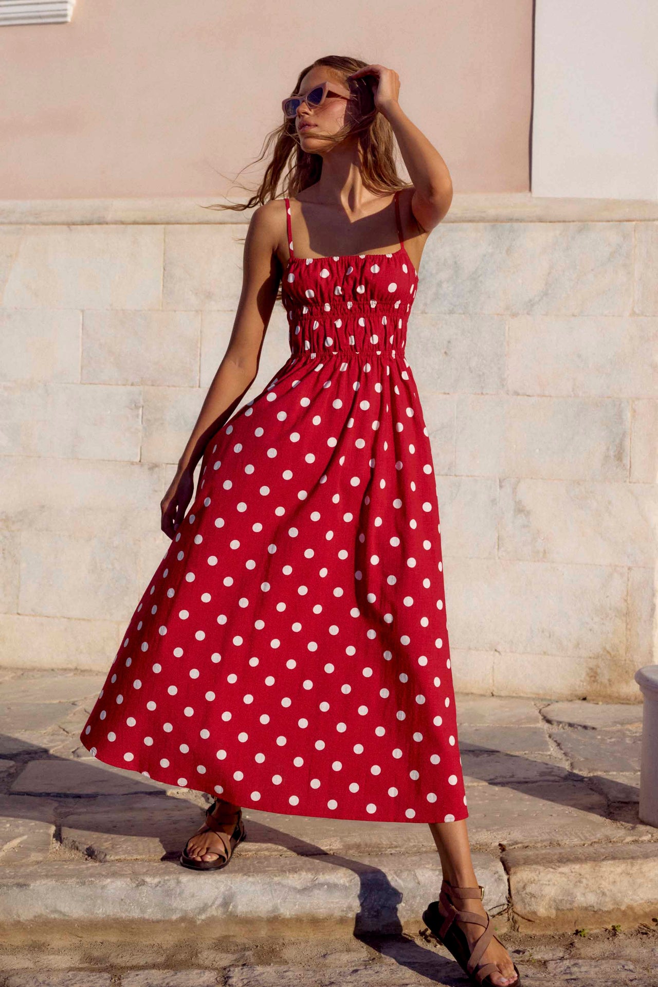 Gigi Dress In Chilli – Mister Zimi