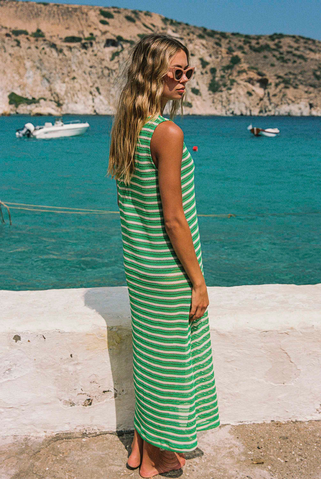 Goldy Dress In Mint Mirage – Mister Zimi