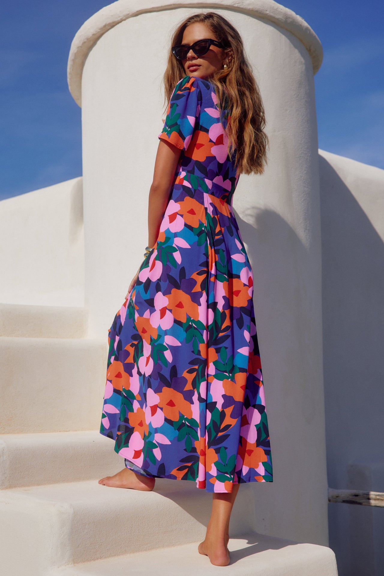 Lexie Dress In Acapulco Blue – Mister Zimi