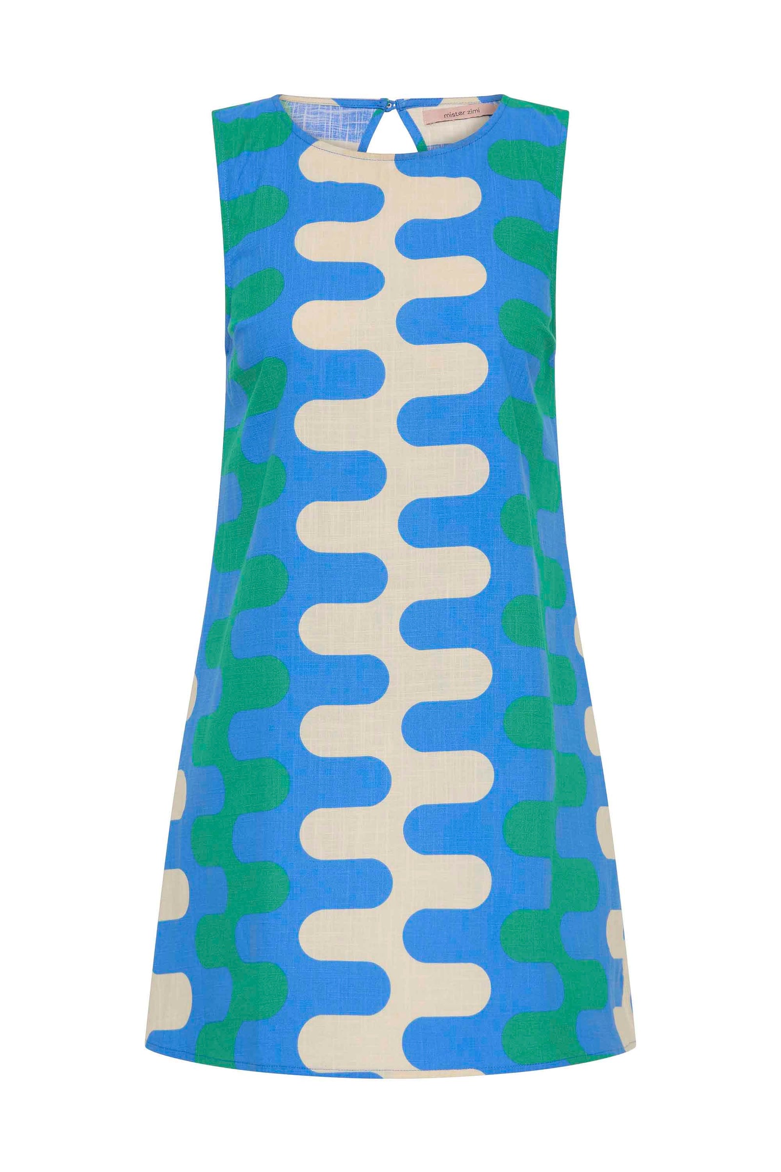 Margot Mini Dress In Kyma – Mister Zimi