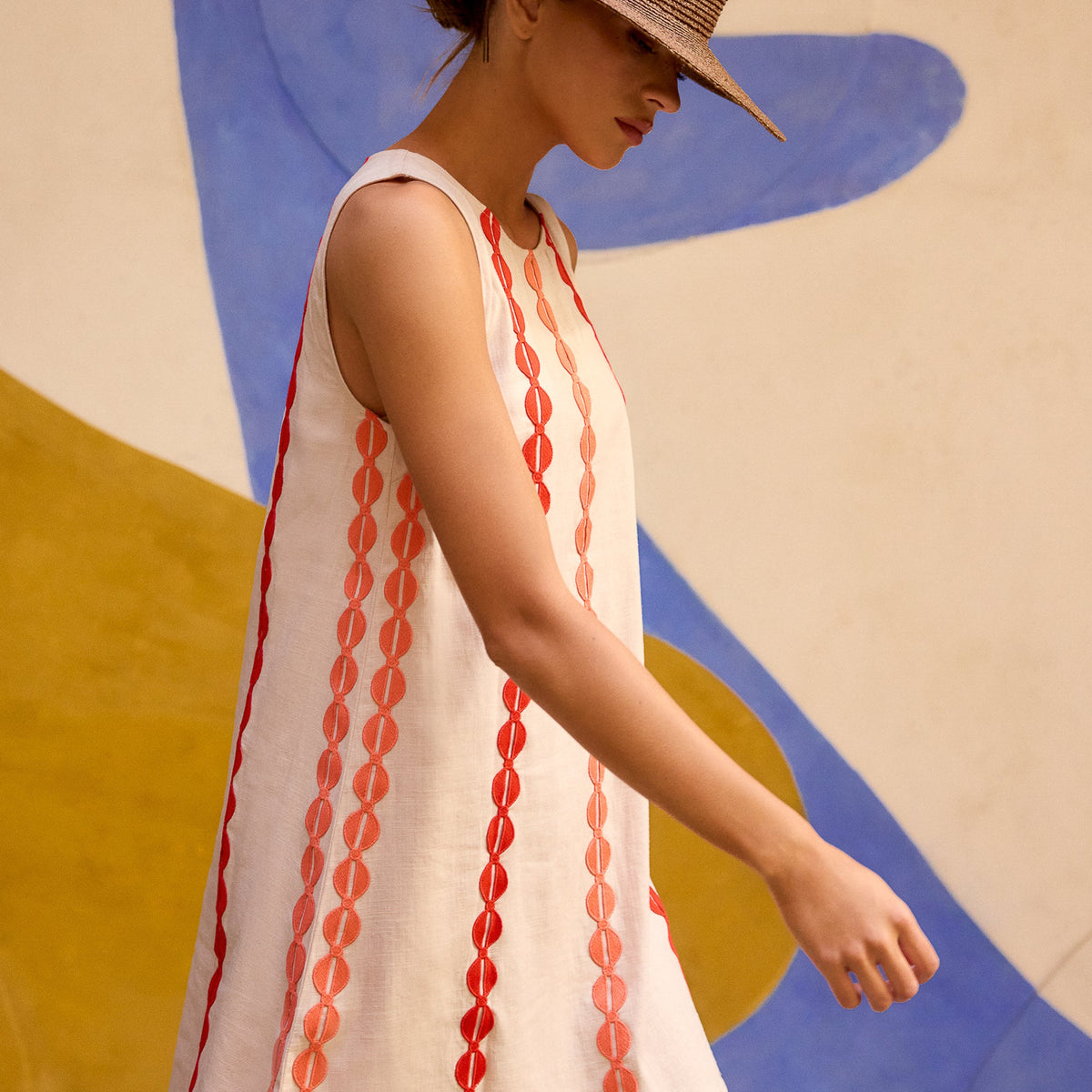 Margot Mini Dress In Palm Sugar – Mister Zimi