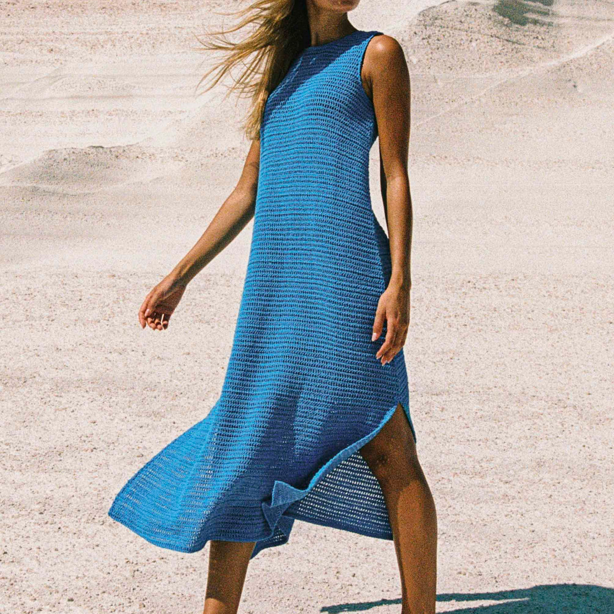 Paloma Dress In Lagoon – Mister Zimi