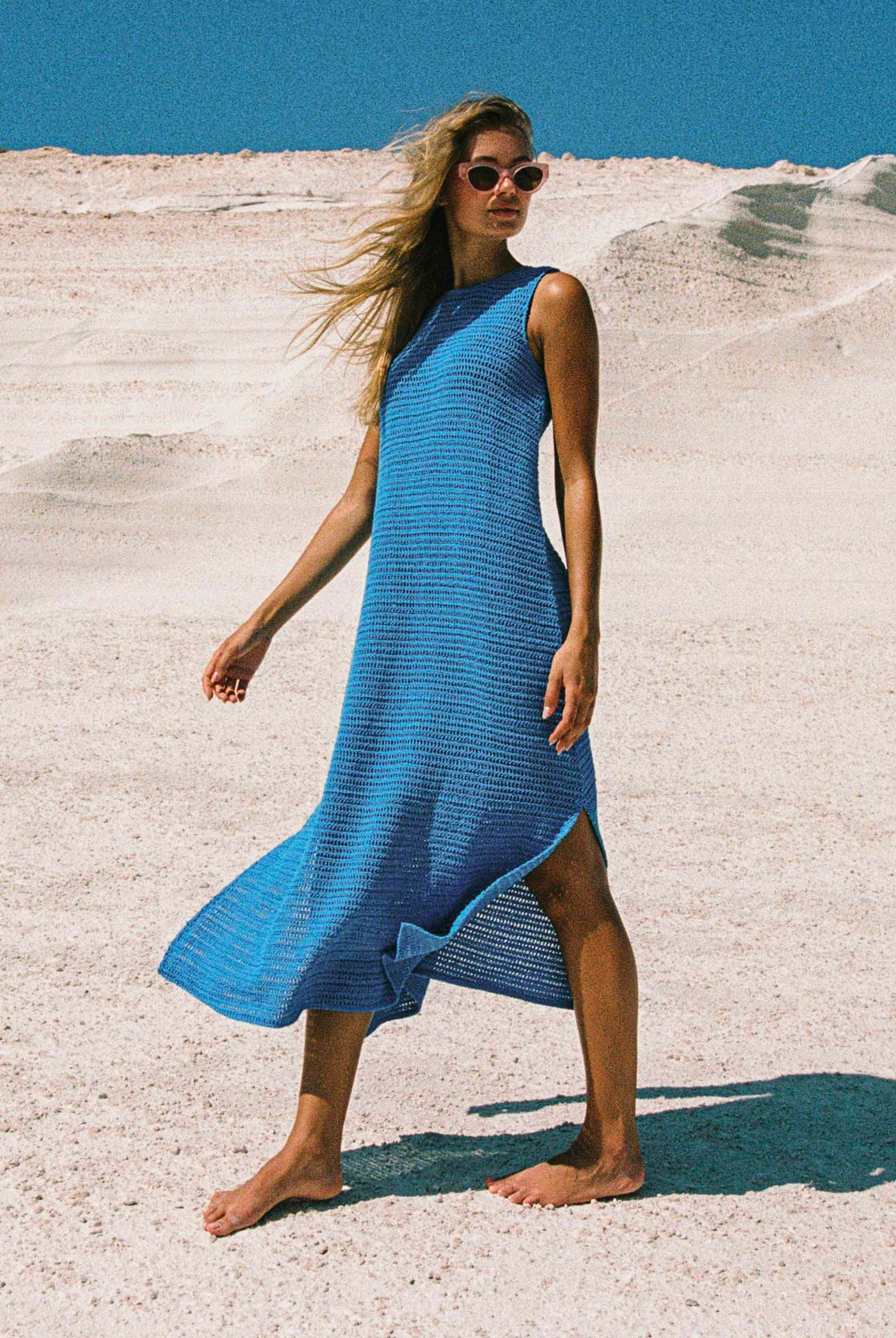 Paloma Dress In Lagoon – Mister Zimi