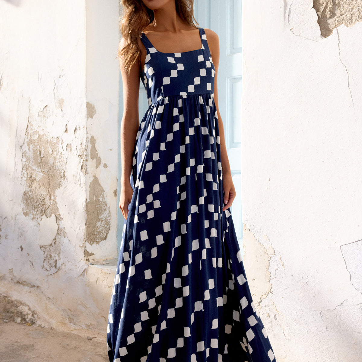 Pip Dress In Tilos – Mister Zimi