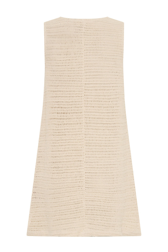 Poolside Mini Dress In Ecru – Mister Zimi
