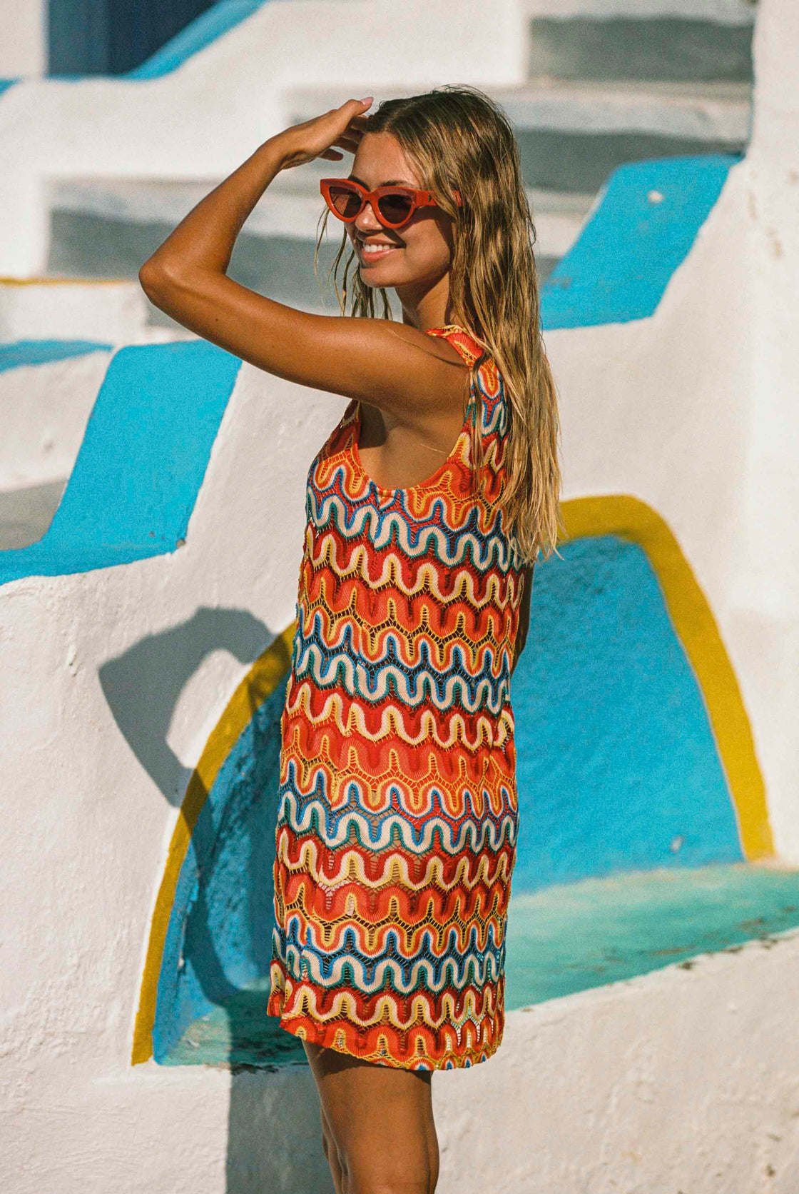 Poolside Mini Dress In Mojito – Mister Zimi