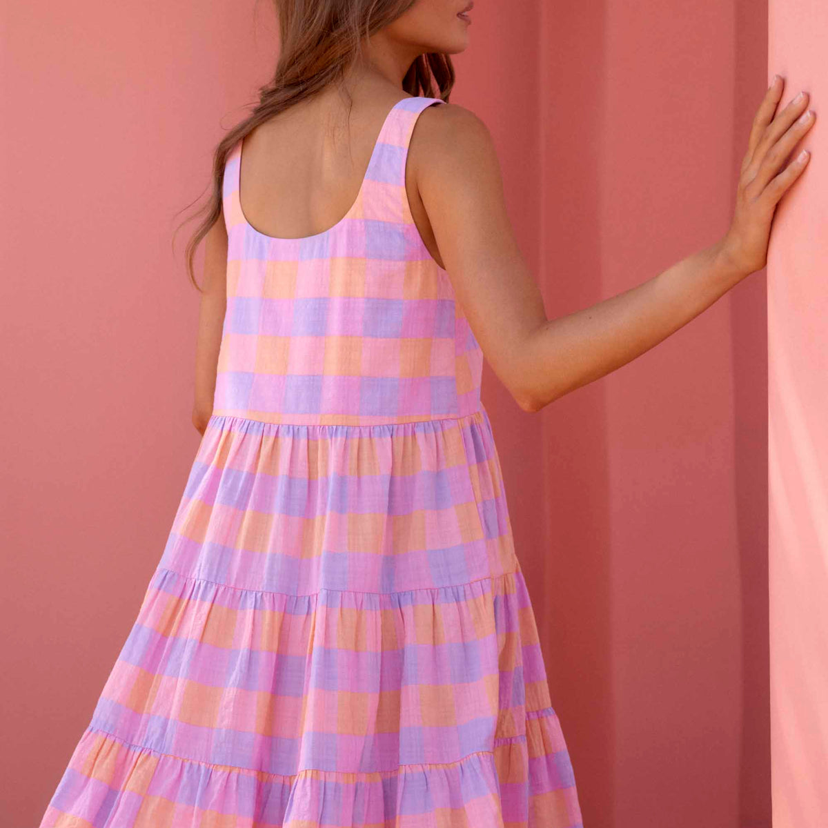 Winifred Tall Dress In Cube | Women's Mini Dress | Mister Zimi